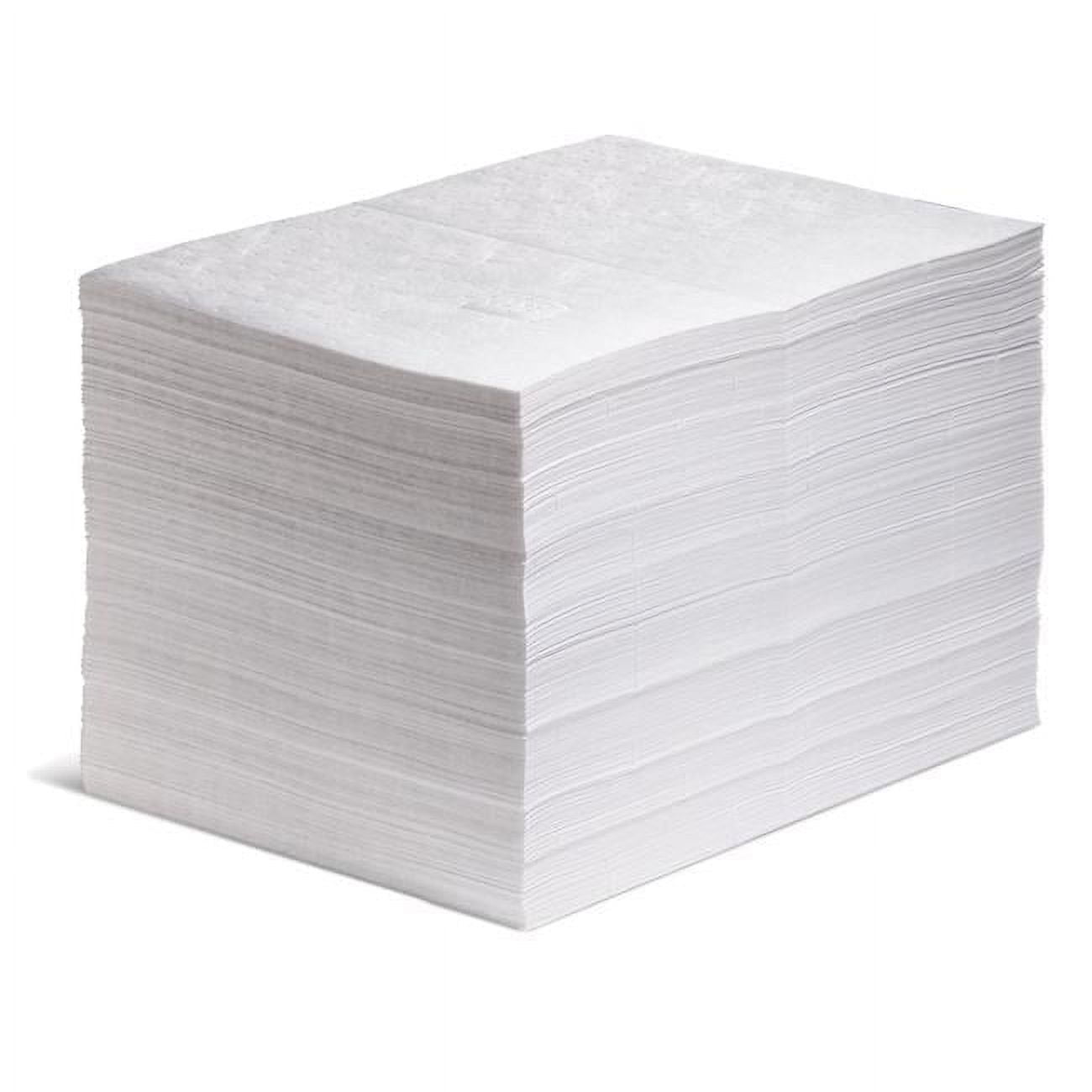 Pig Oil-Only Light-Weight Absorbent Mat Pad - 200 per Bag White 20in. x ...