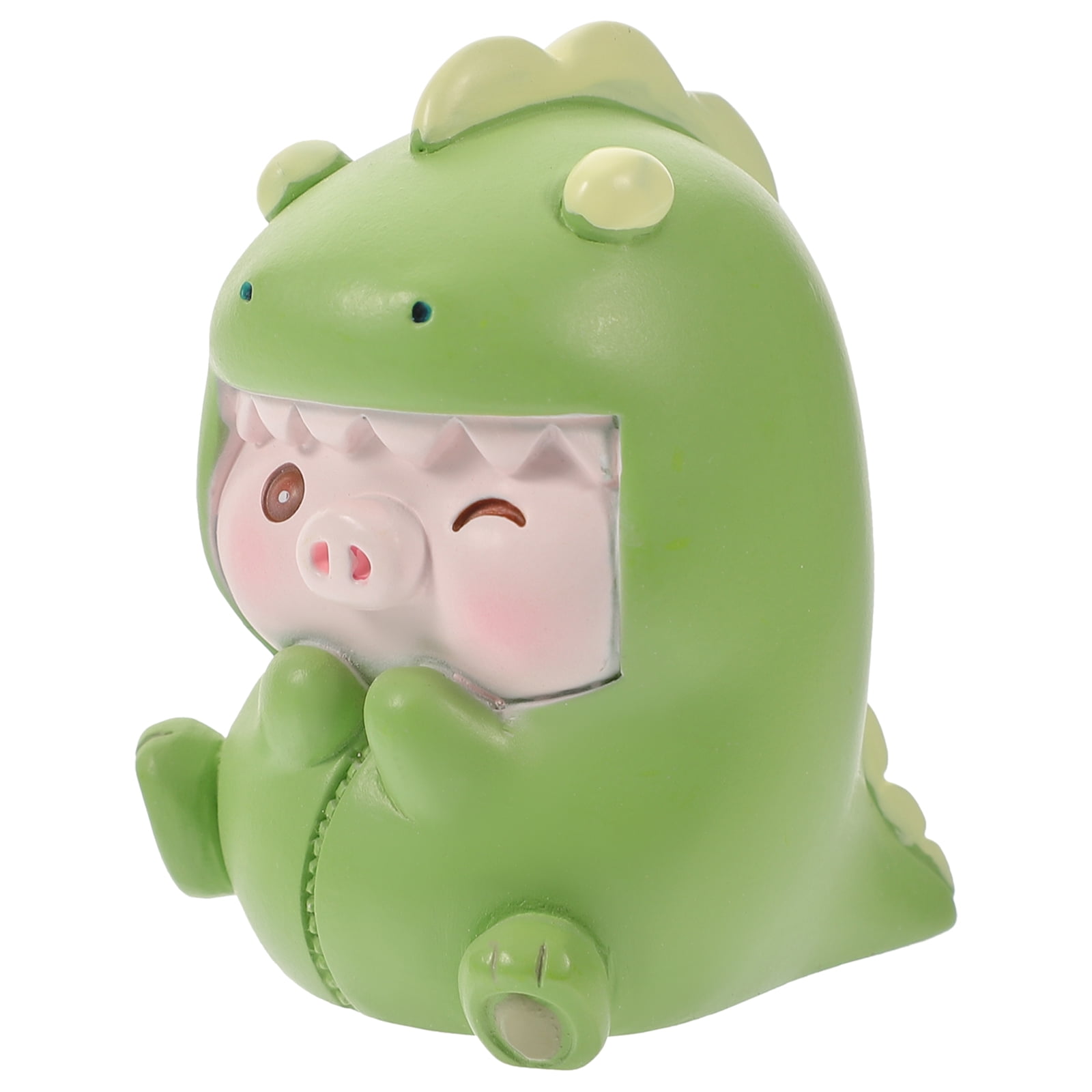 Pig Paradise Ornament Models Resin Craft Pig Shaped Figurine Mini Pig ...