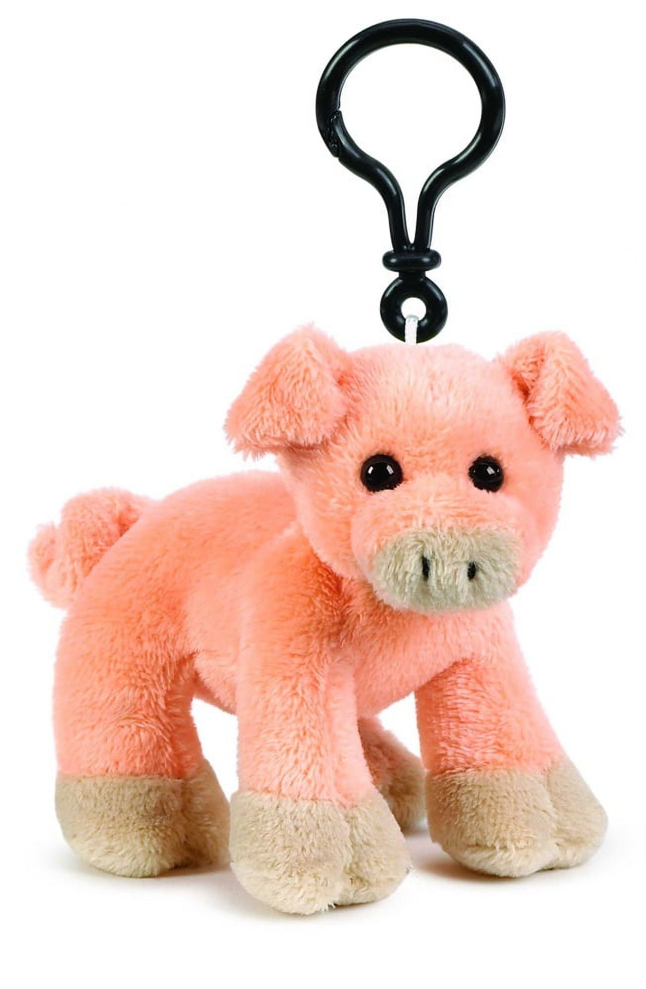 Pig Plush KeyChain Ganz Clip'Ems (Farm Animal Key Clip) - Walmart.com