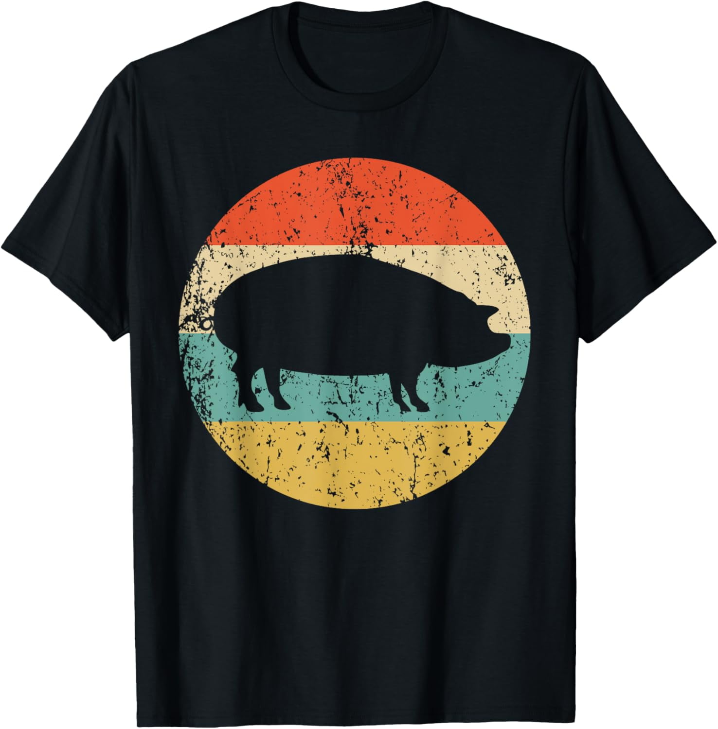 Pig Roast Retro Style BBQ Cookout T-Shirt - Walmart.com