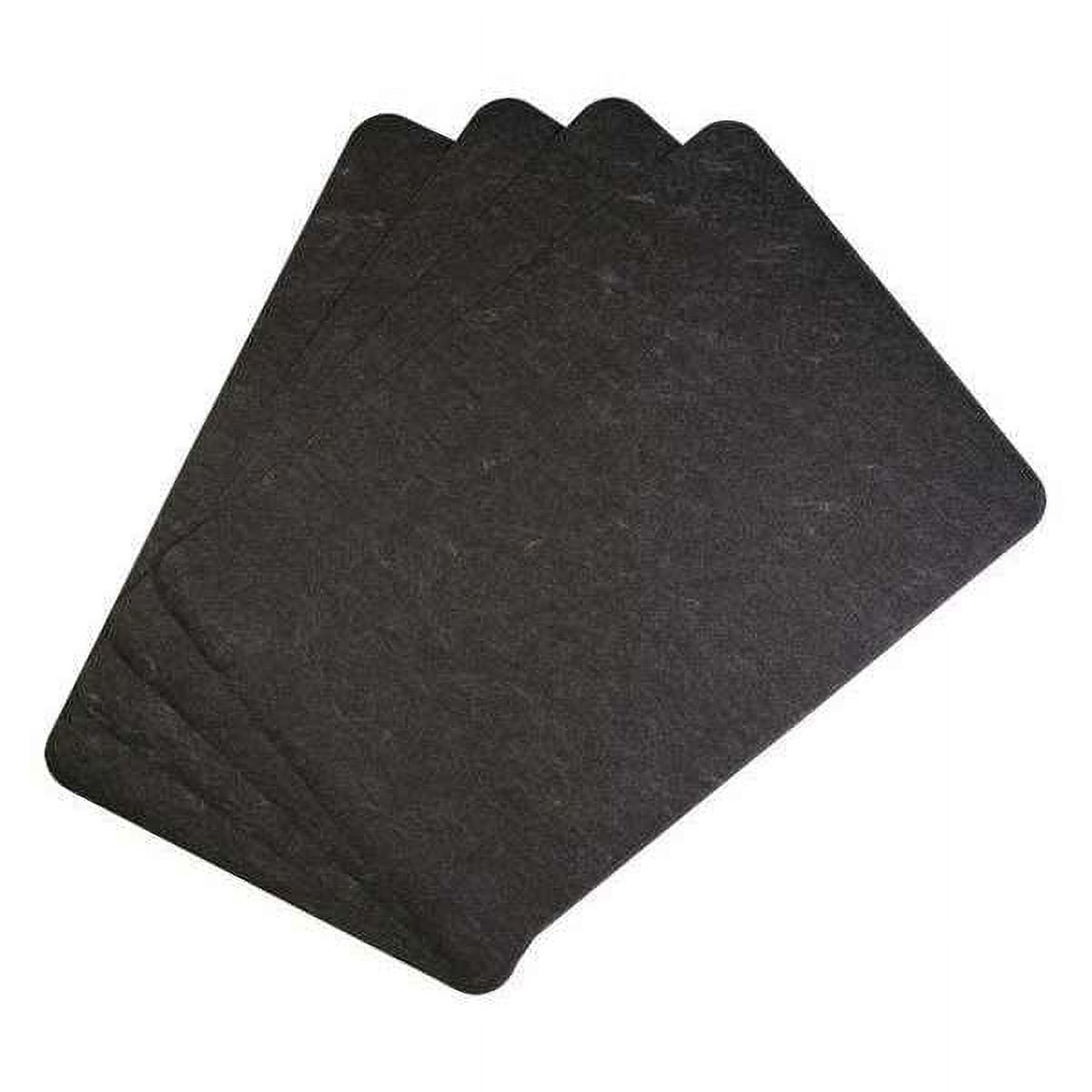 Pig Sink Dryer Mat,Black,Thickness 1/8",PK4 GRP7007-BK - Walmart.com