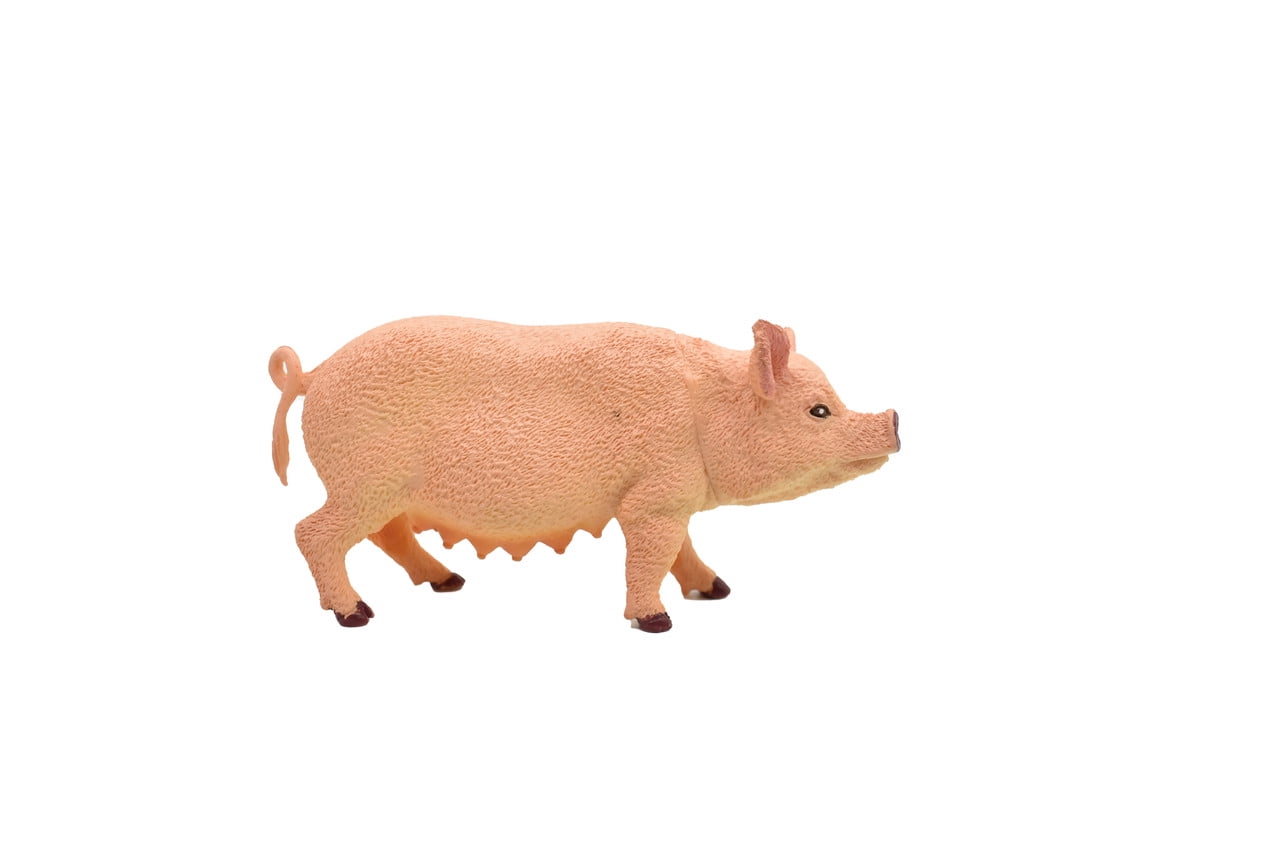 Pig, Sow Realistic Toy Model Plastic Replica Barn Farm Animal, Kids ...