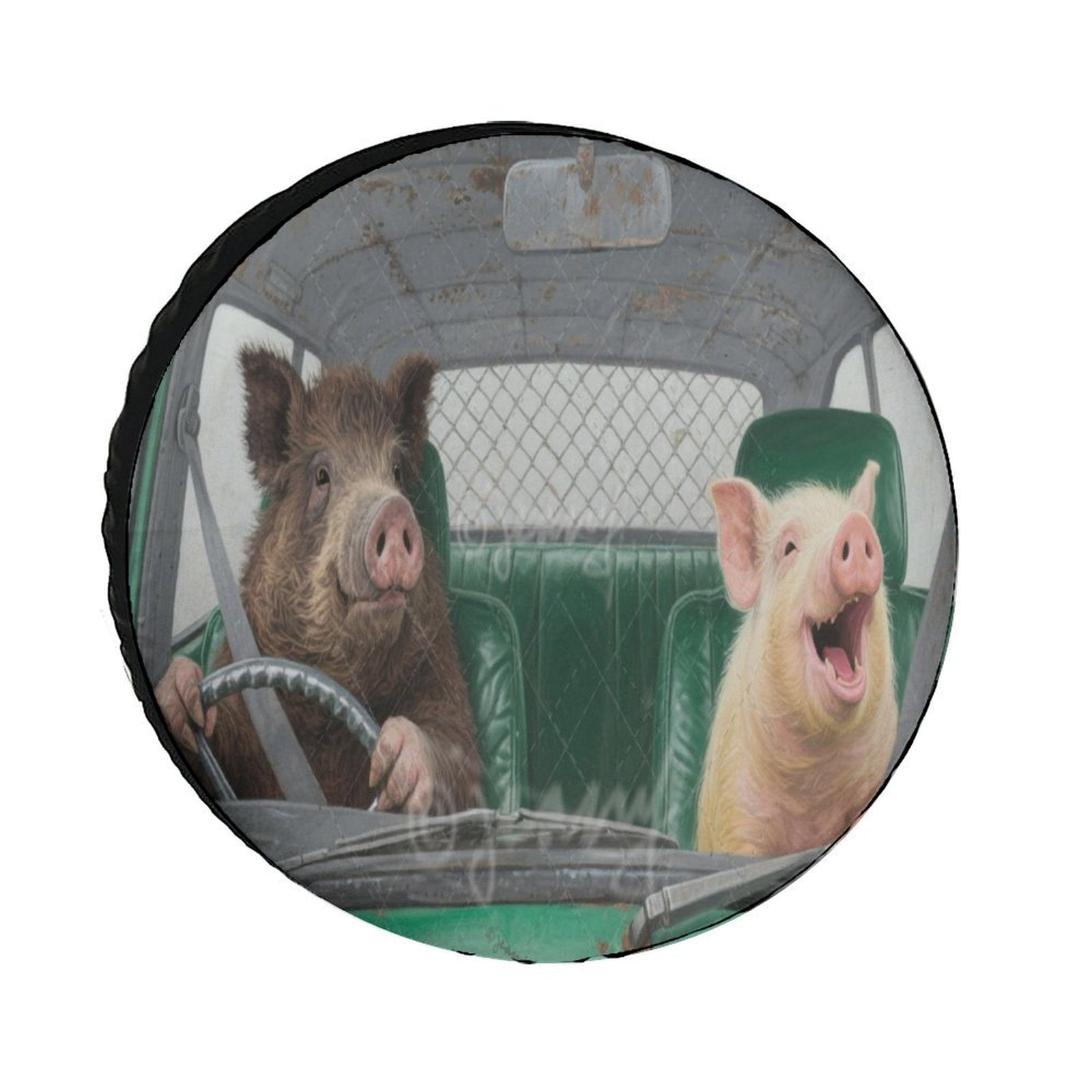 Pig Spare Tire Cover, UV Sun Protection Wheel Covers Waterproof Dust ...