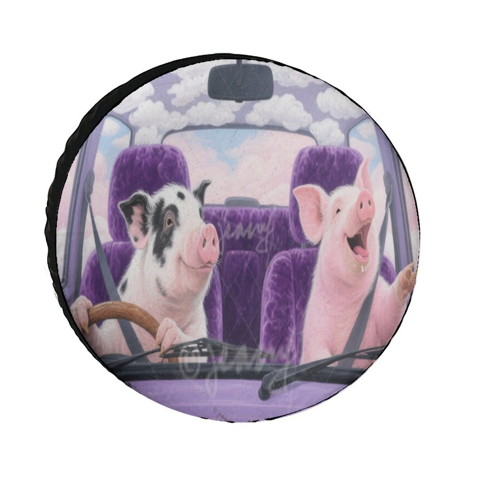 Pig Spare Tire Cover Weatherproof Universal Wheel Protectors for RV ...