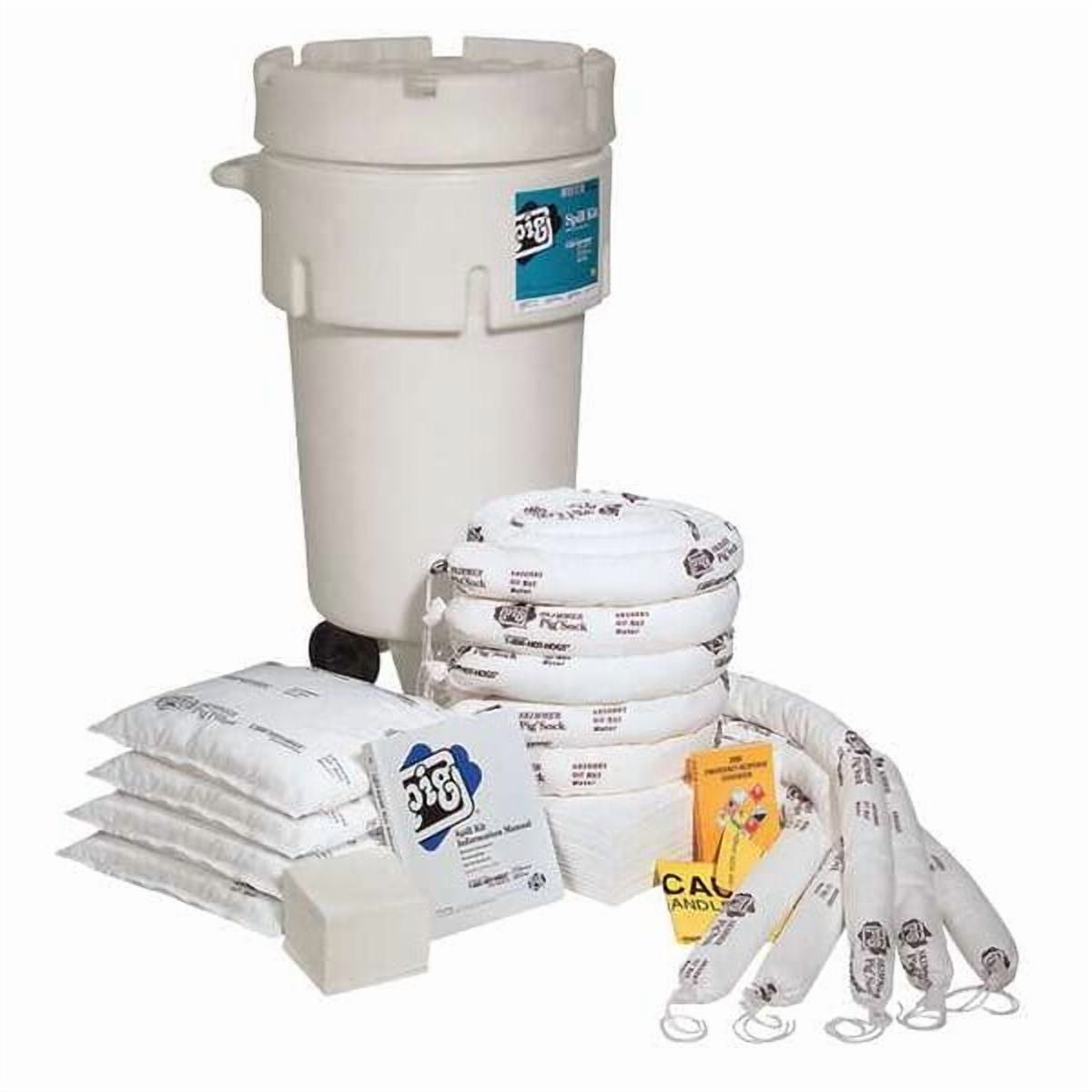 Pig Spill Kit, Oil-Based Liquids, White KIT468 - Walmart Business Supplies