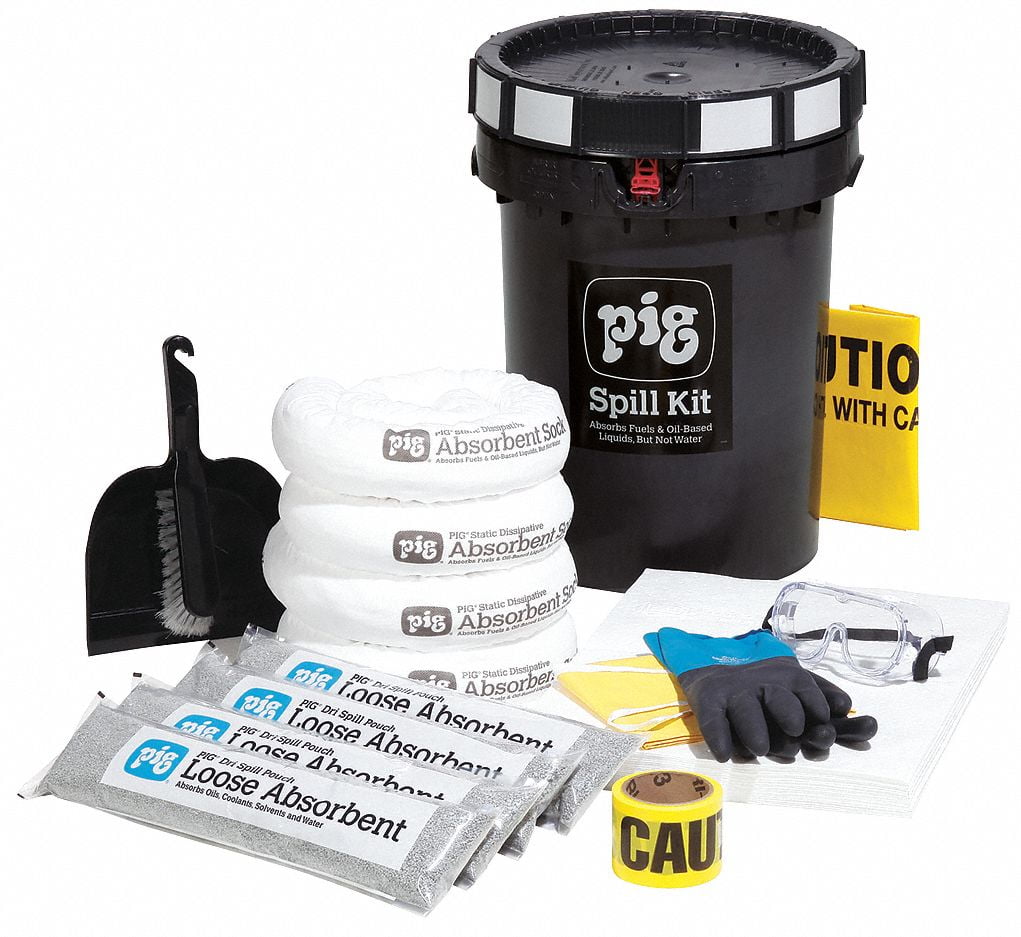 Pig Spill Kit/Station,8.2 gal. Vol. Absorbed KIT4000 - Walmart.com