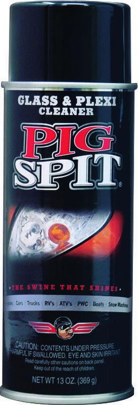 PIG SPIT Glass and Plexi Cleaner for a Streak-Free Shine for Home and ...