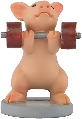 Pig Statue Mini Pig Figurine, Resin Home Decor, Lucky Animal Garden ...
