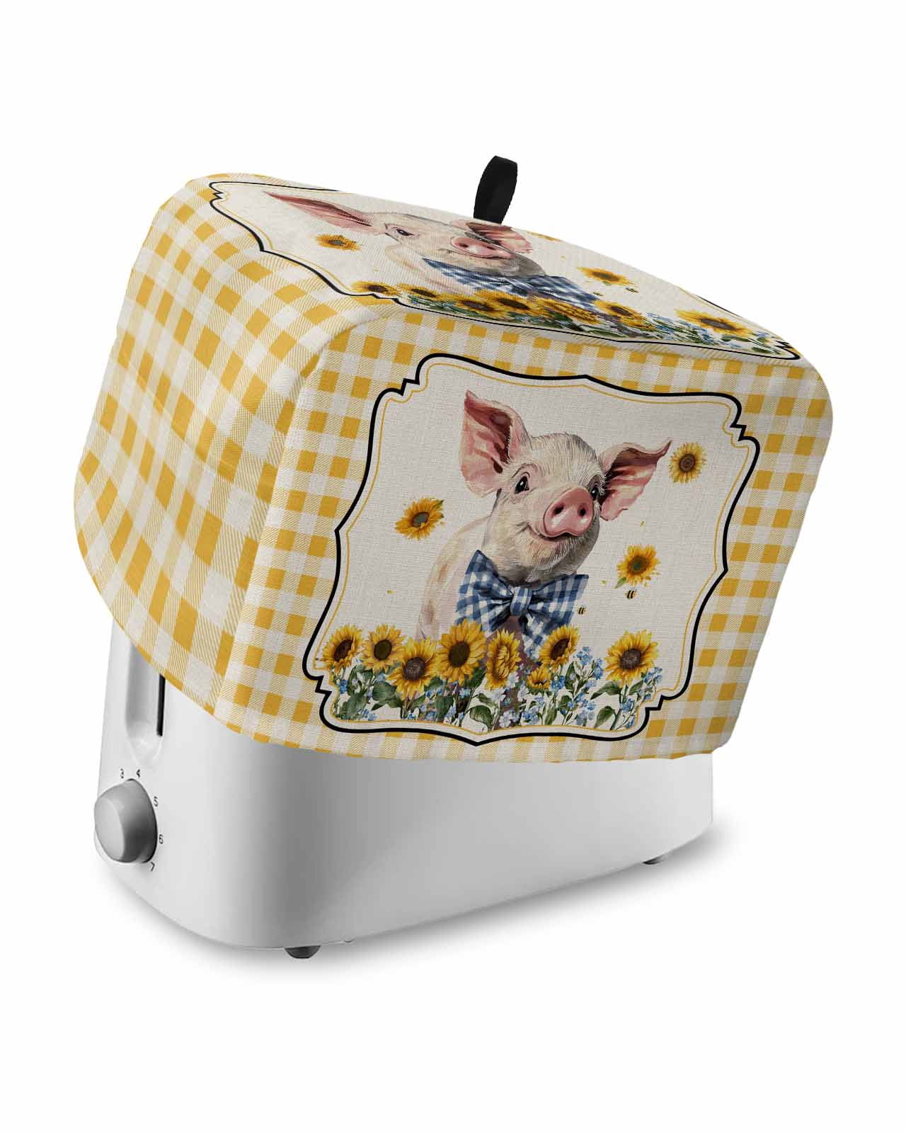 Pig Sunflowers Toaster Cover 2 Slice, Small Kitchen Appliance Covers ...