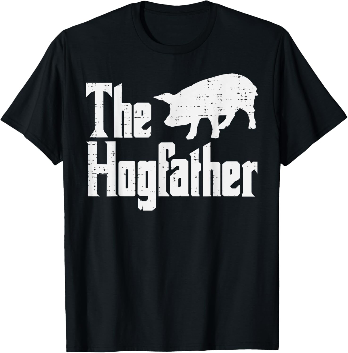 Pig The Hogfather Funny Hog Dad Fathers Day Parody Papa Men T-Shirt ...