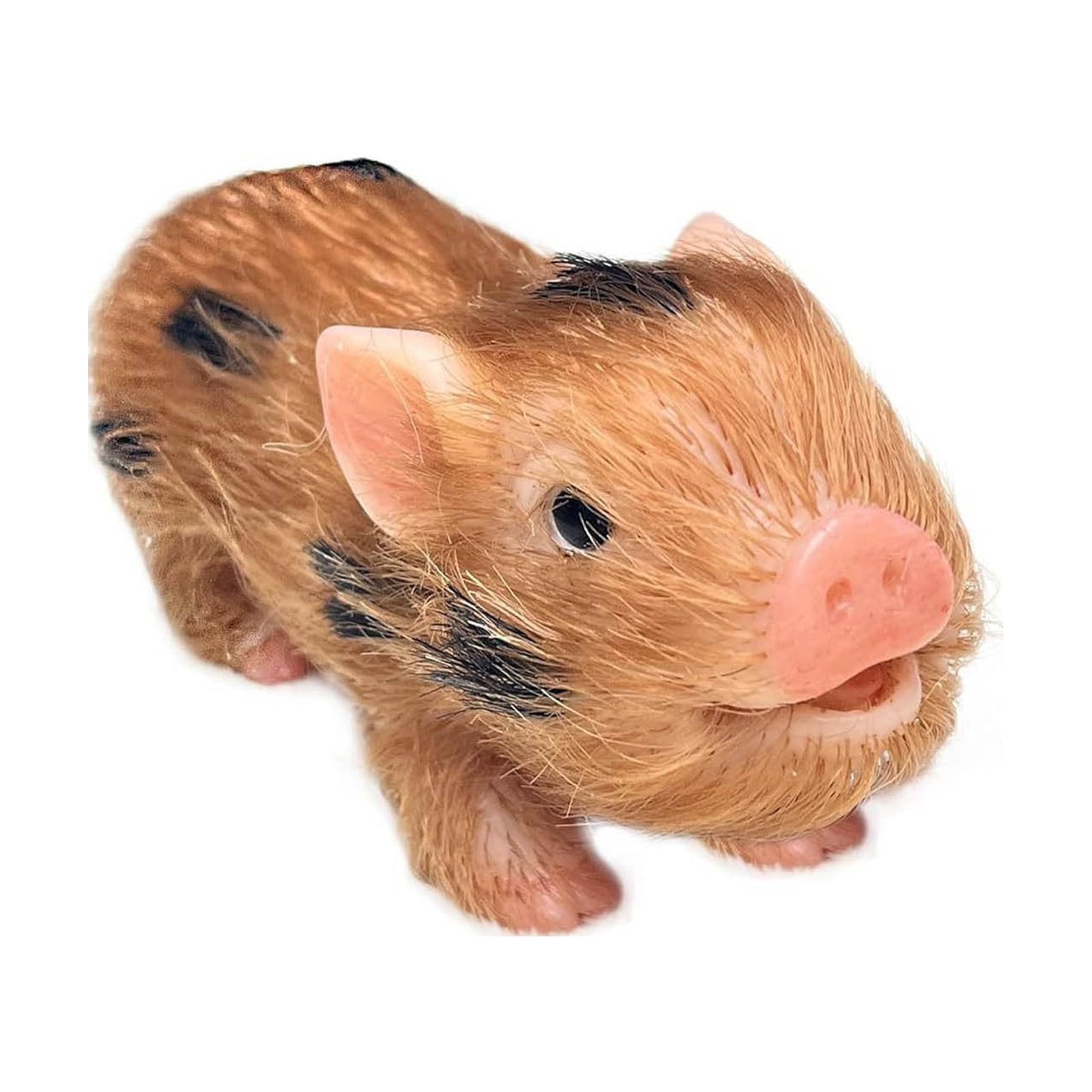 Pig Toy for Girls&Boys 5inch Mini Realistic Silicone Pig, Stretchy Fake ...