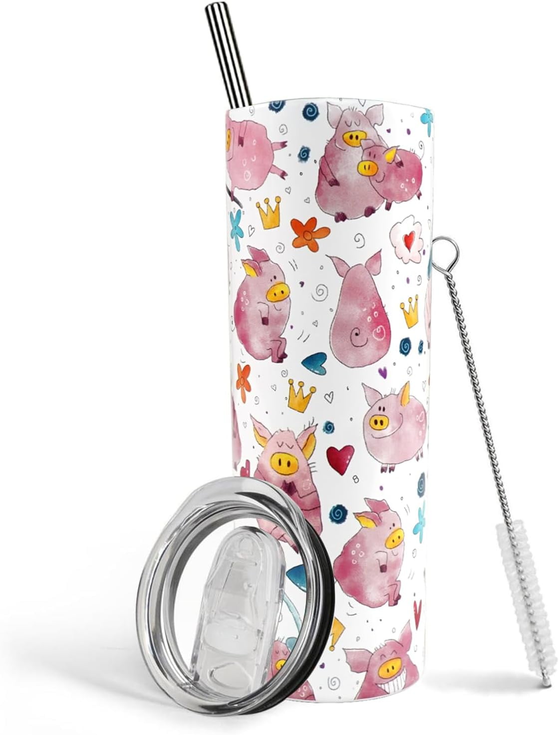 Pig Tumbler Pig Gifts for Women Pig Cup Pig Lover Gifts Tumbler With ...