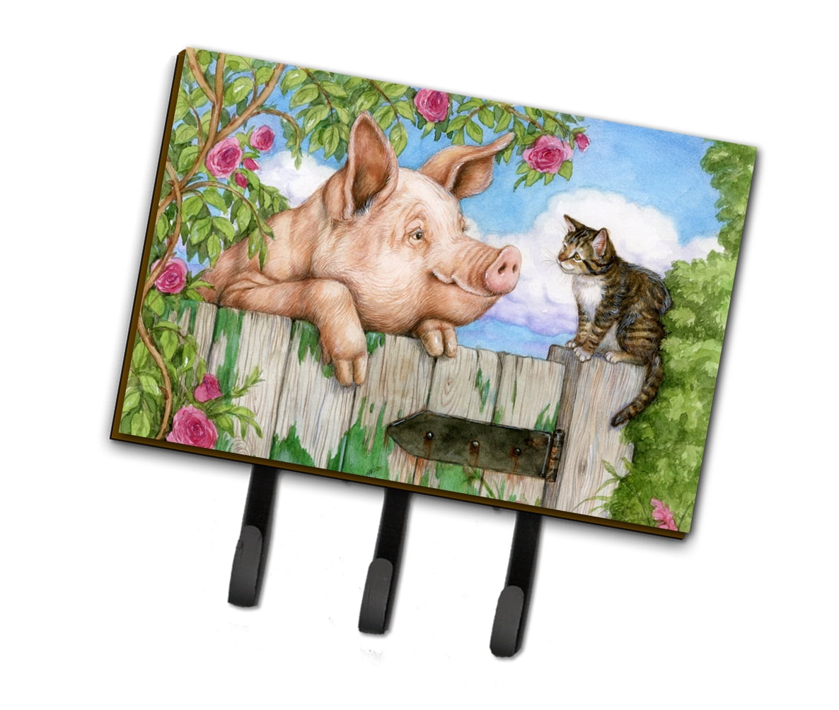 Pig at the Gate with the Cat Leash or Key Holder - Walmart.com