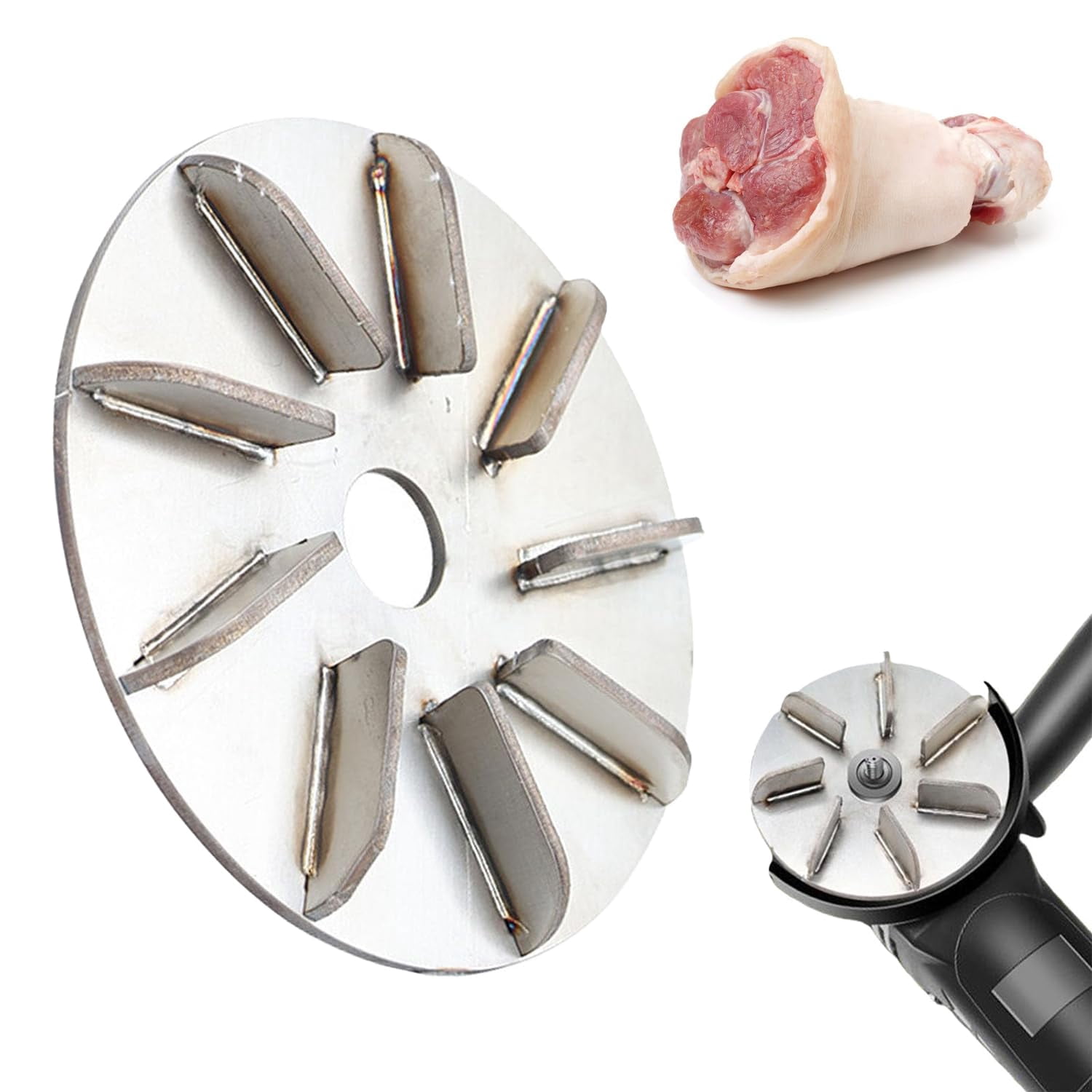 Pig hair removal tool, high-efficiency stainless steel scraper disc ...