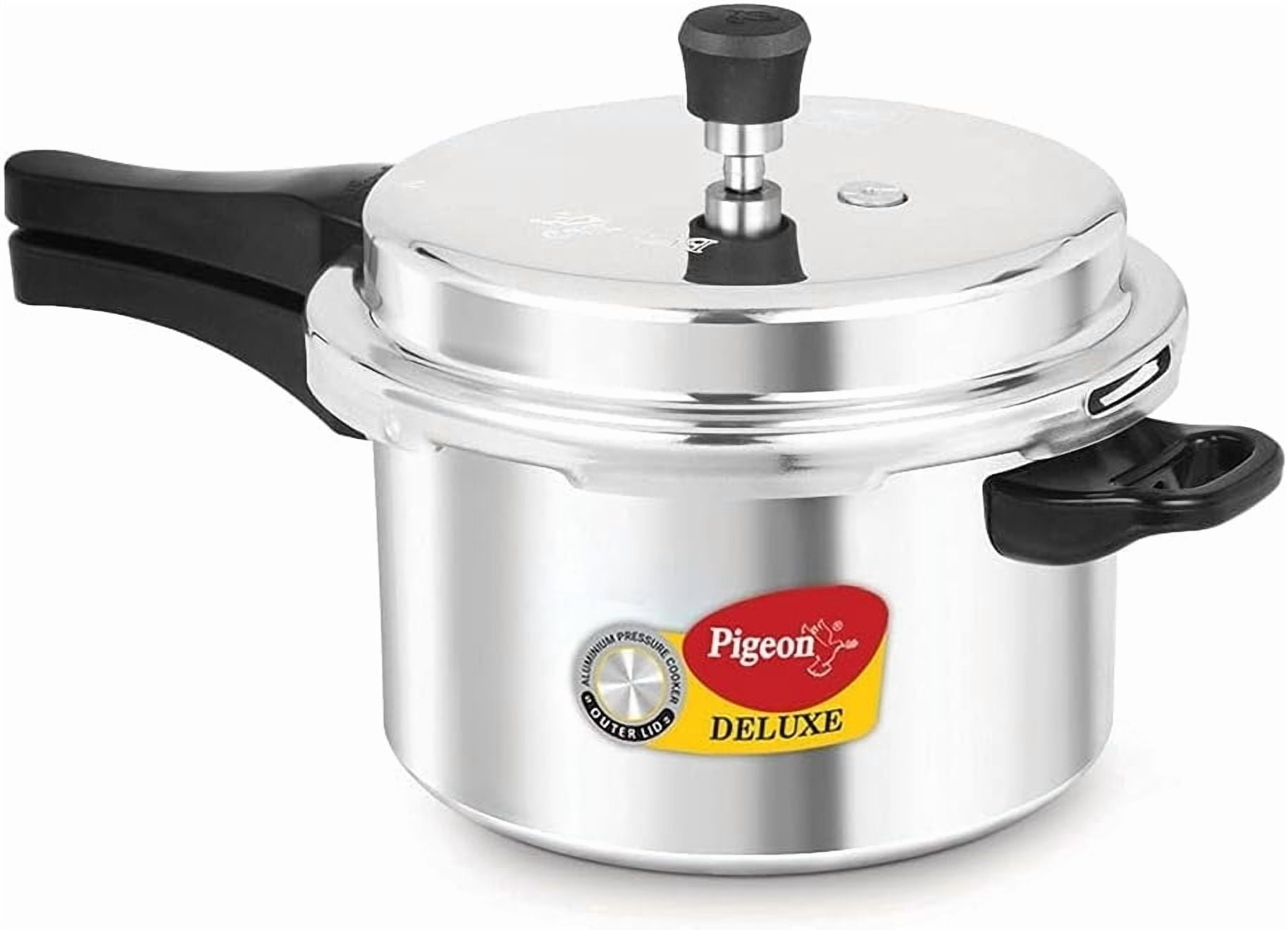 Pigeon Deluxe 5 Liter Aluminum Stovetop Pressure Cooker - Walmart.com