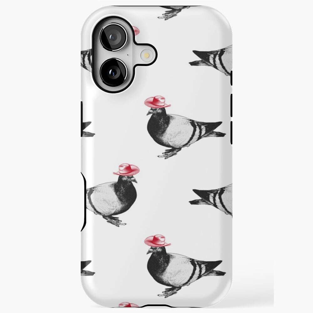 Pigeon In Cowboy Hat Meme Funny Cartoon iPhone 11 to 17 Pro Max ...
