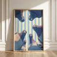 Pigeon Pigeons Staring Down POV Bread Crumb Whimsical Bird Wall Art ...