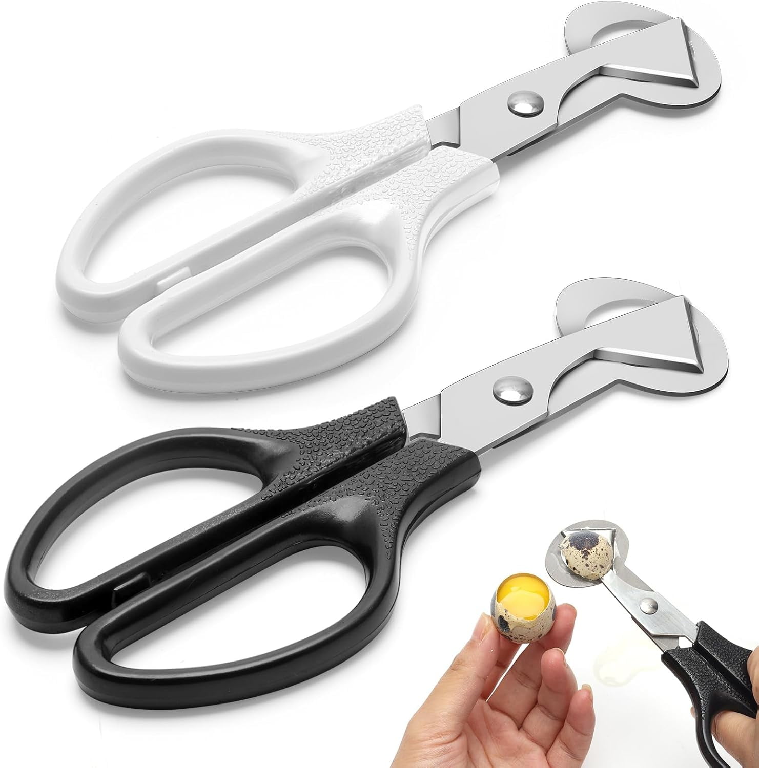 Pigeon Quail Egg Cutter Scissors Stainless Steel Blades Bird Cutter 2 ...