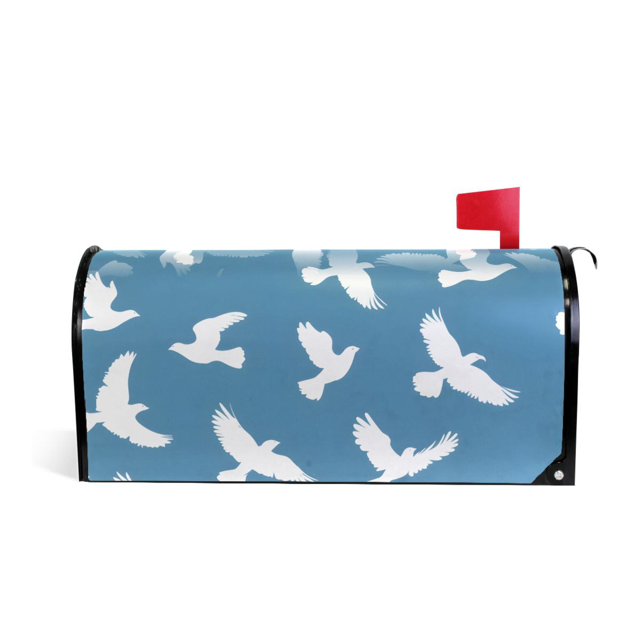Pigeon Silhouette Magnetic Mailbox Covers 21" X 18" Post Letter Box ...
