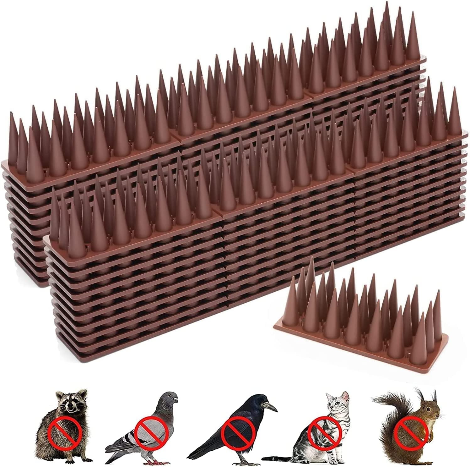 Pigeon Spike, 5.7 Meters Plastic Balcony Pigeon Repellent Kit, Pigeon ...