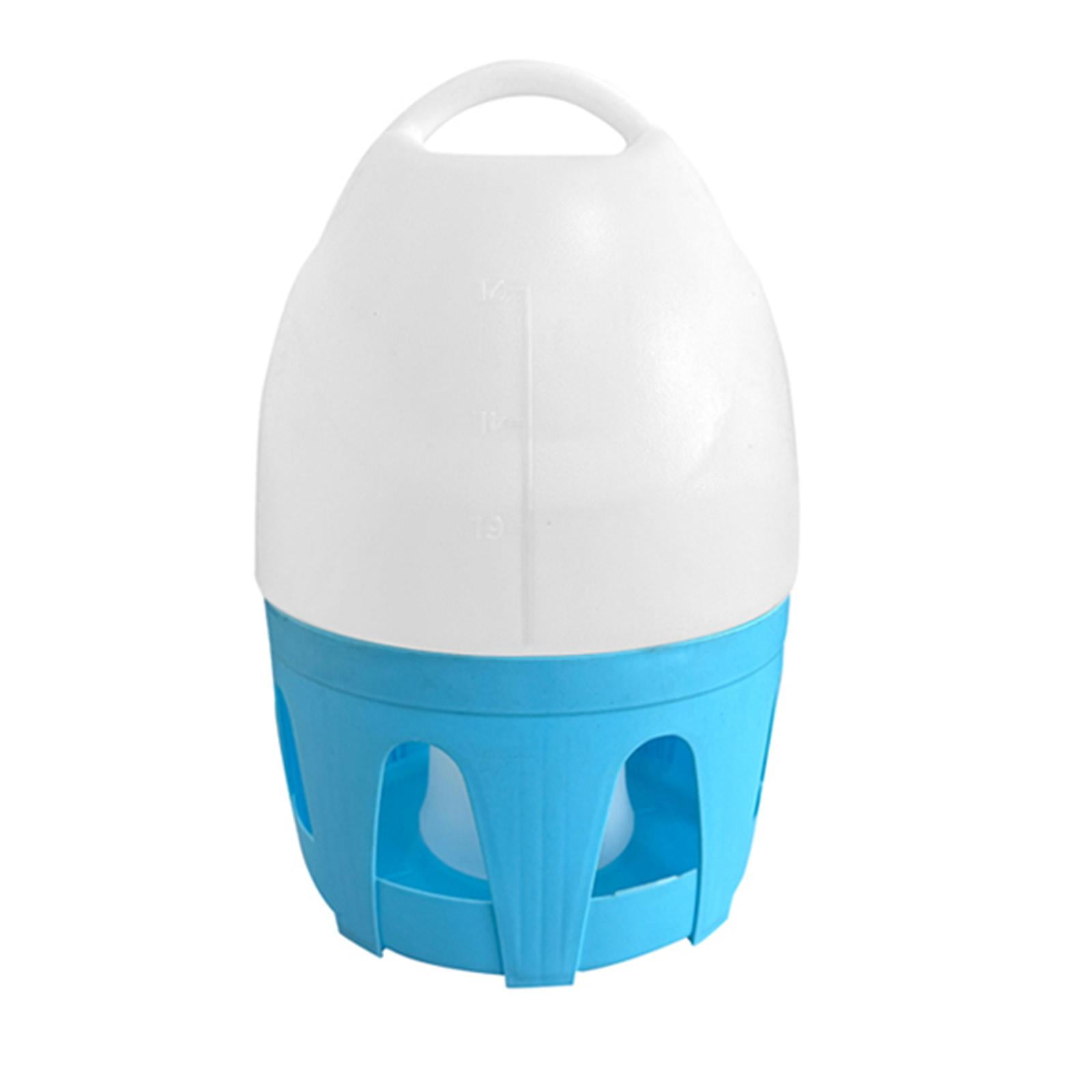 Pigeon Waterer Duck Feeder Water Pot Container Portable with Handle for ...