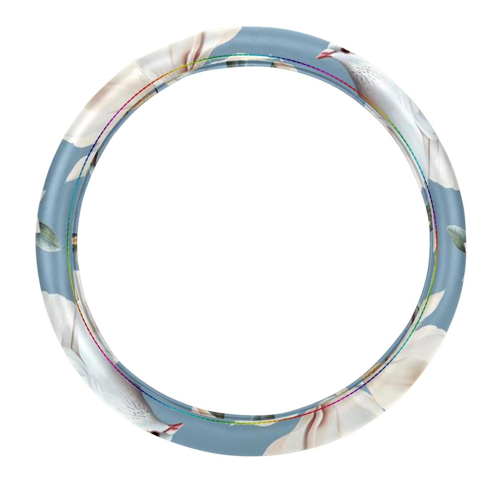 Pigeons Stylish Car Wheel Covers for Decorating and Protecting Steering ...