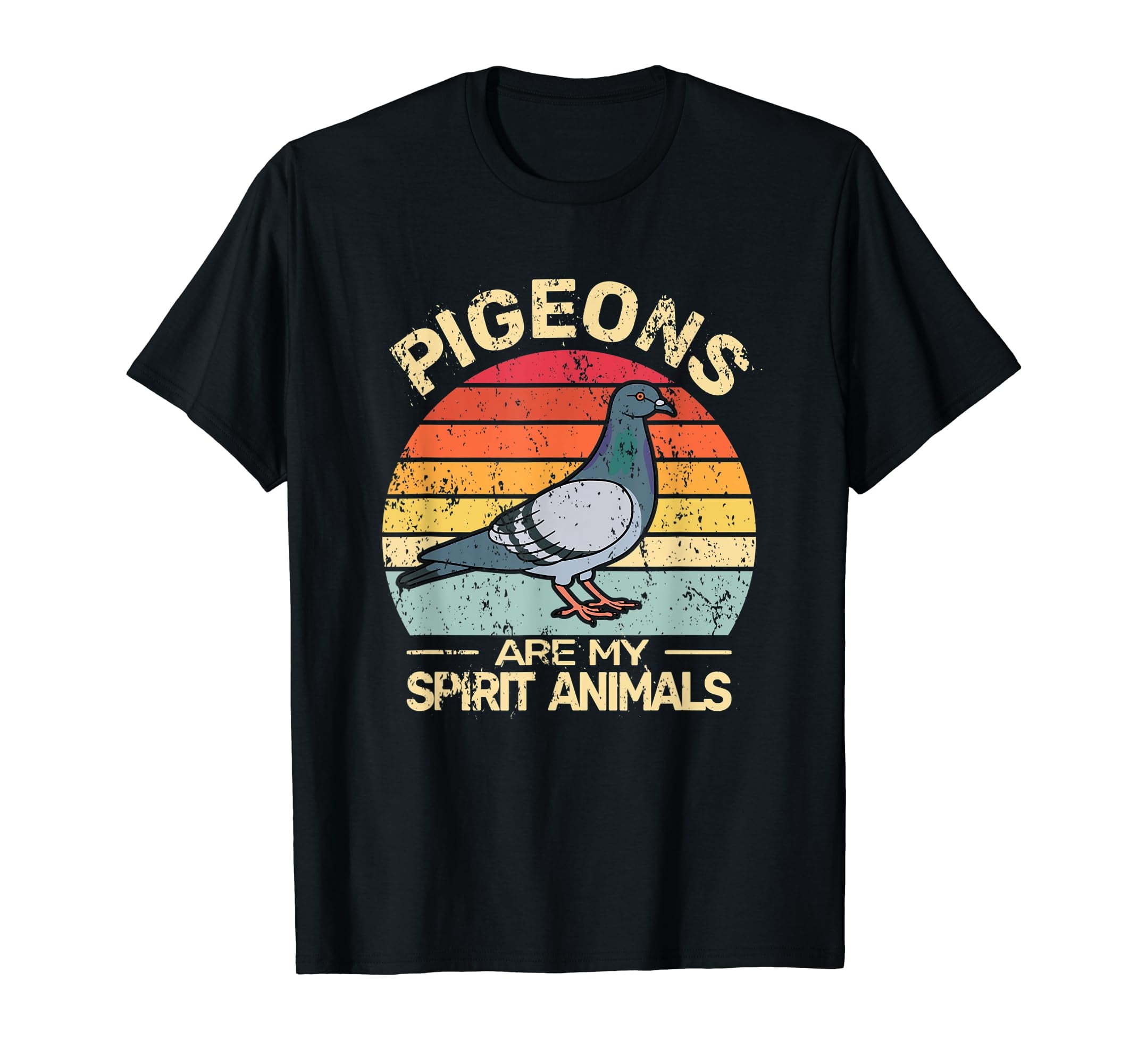Pigeons are my Spirit Breeder Vintage Doves Retro Pigeon T-Shirt ...