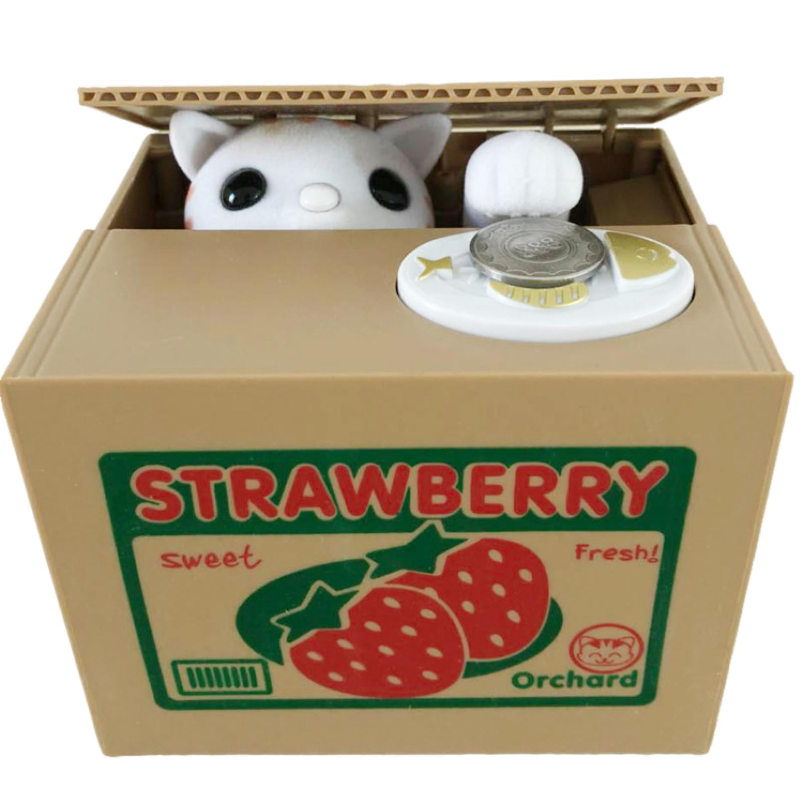 Piggy Bank Automatic Stealing Money Coin Bank Greedy Cat Piggy Bank US ...