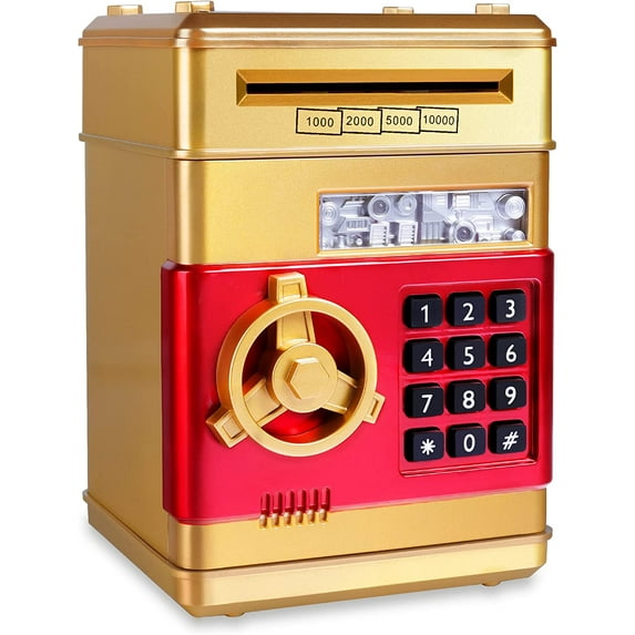 Piggy Bank for Boys Electronic Coin Money Bank Toy for 3 4 5 6 7 8 9 10 ...