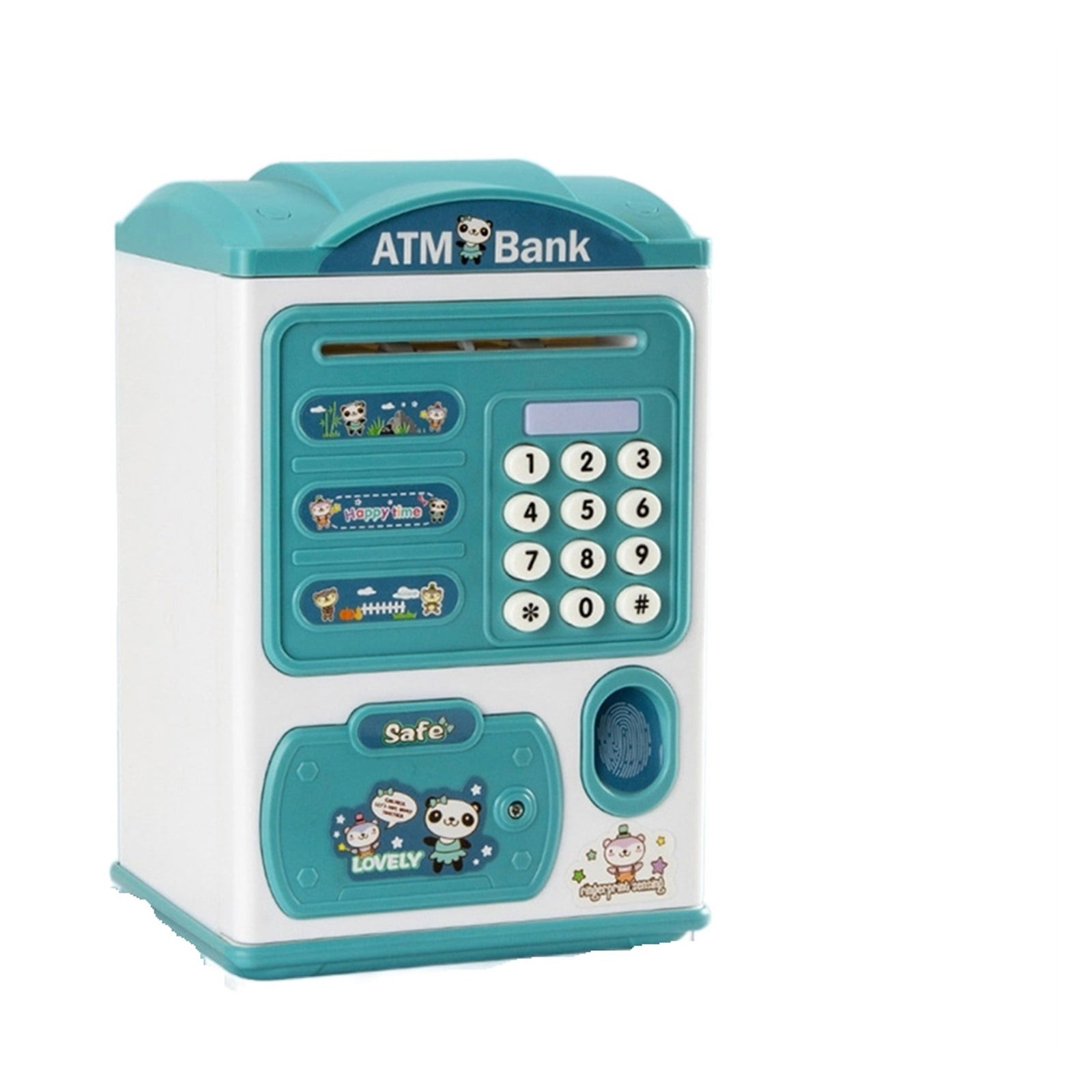 Piggy Bank Children Electronic Cash Box Password Safe Smart Fingerprint ...