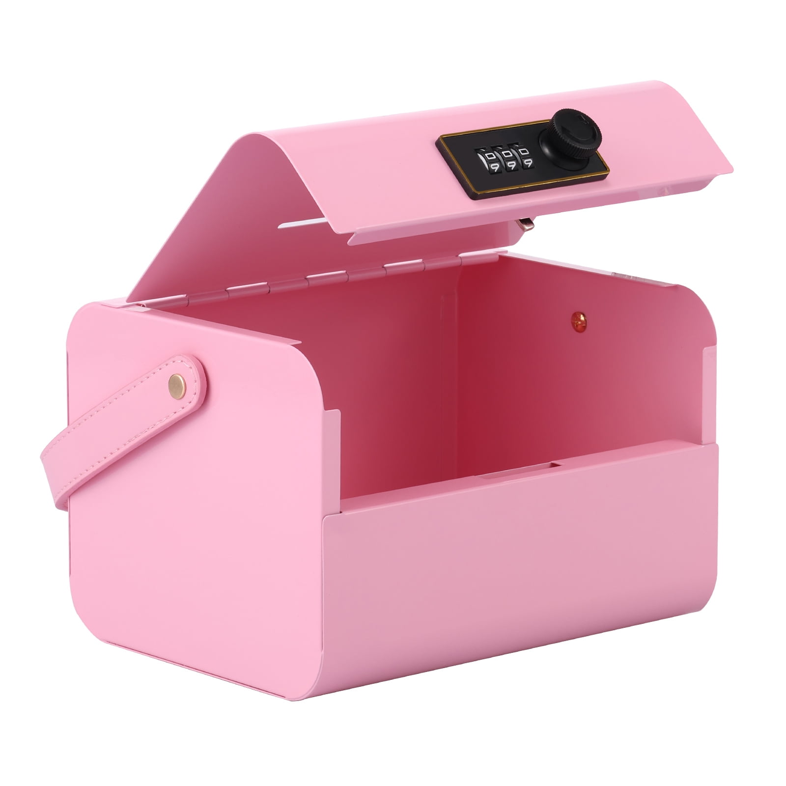 Piggy Bank with Combination Lock and Slot Portable Kids Piggy Bank with ...