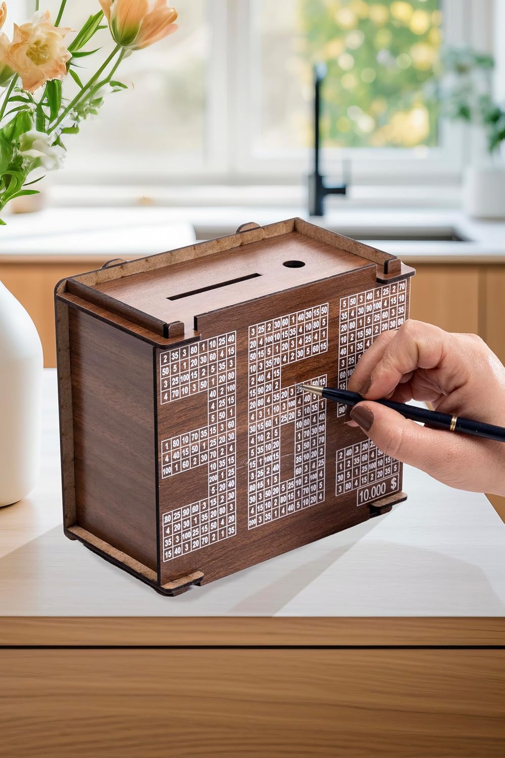 Piggy Bank For Adults - Coin Bank For Girls And Boys - Wooden Adventure ...