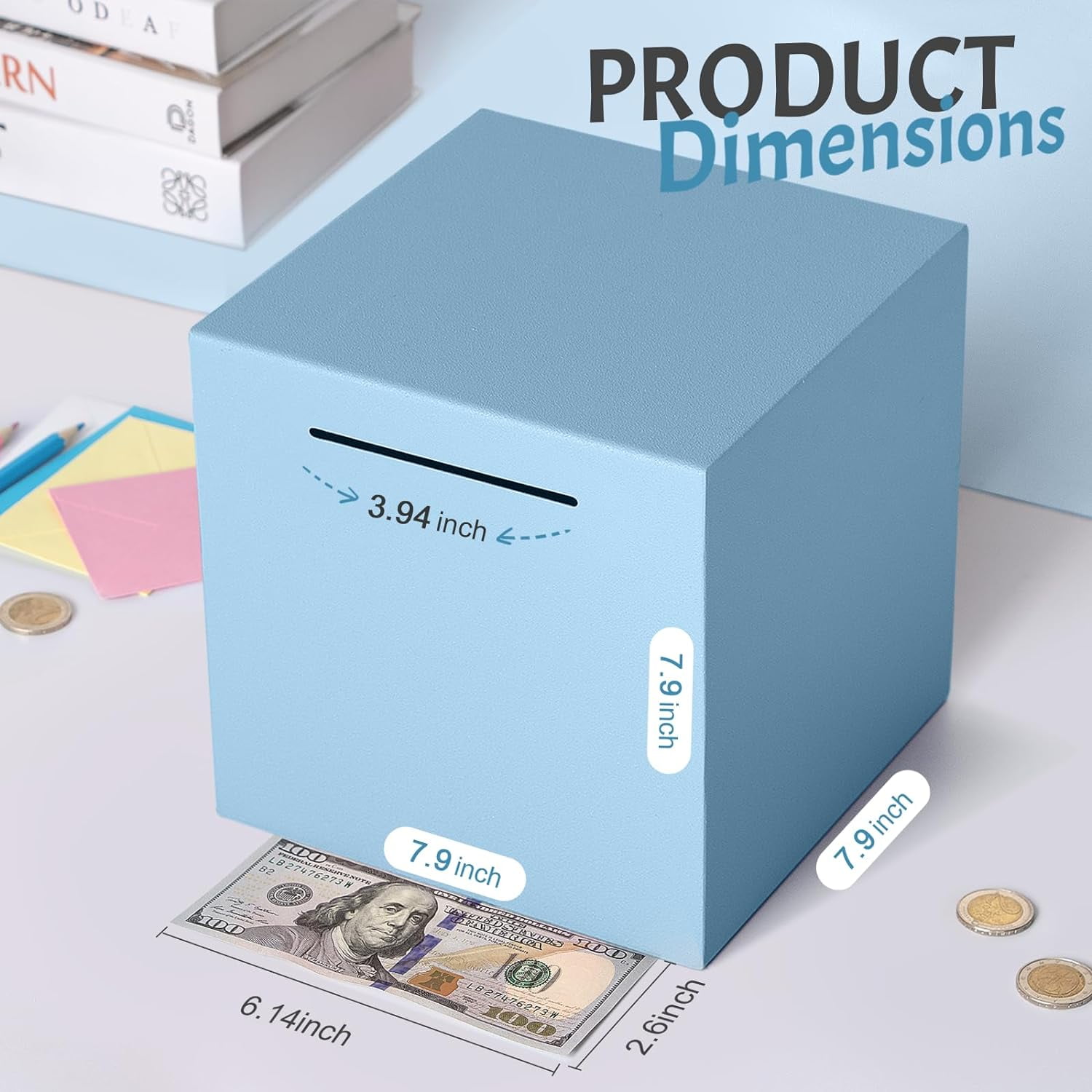 Piggy Bank For Adults Must Break To Open, Unbreakable Adults Piggy Bank ...