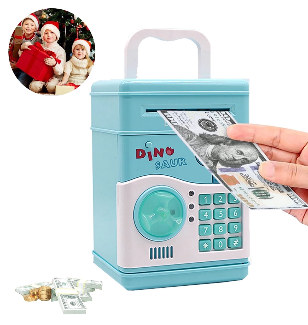Piggy Bank for Kids, Electronic Piggy Banks, Christmas Gift Toy for ...