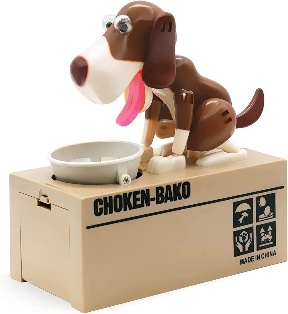 Piggy Bank, My Dog Piggy Bank, Robotic Coin Munching Toy Money Box, Dog ...