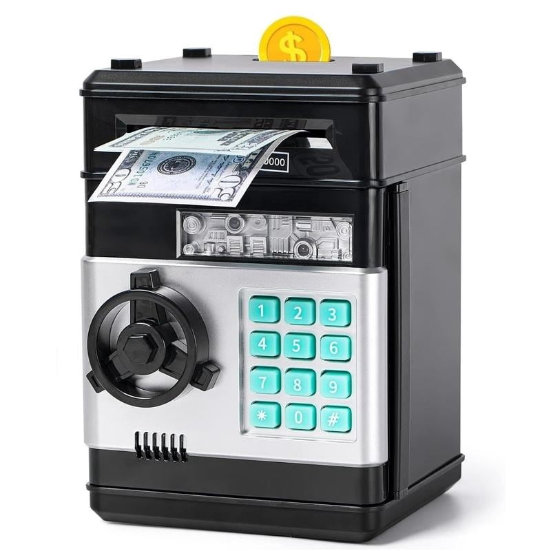 Piggy Bank, Saving Box, Cash Coin Can Safe Bank Electronic Coin Money ...