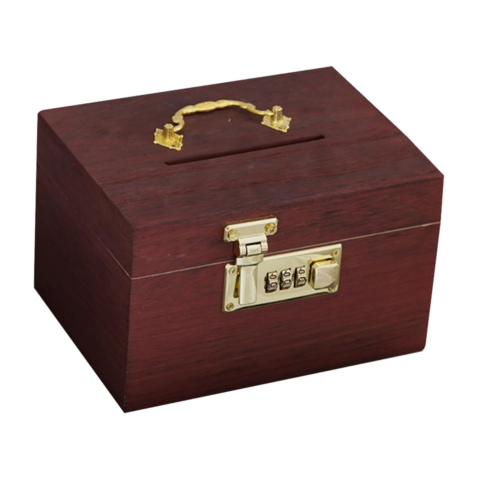 Piggy Bank Vintage Multifunctional Coin Storage Case Treasure Chest ...