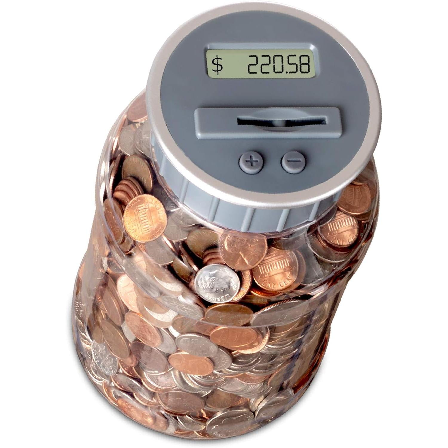 Piggy Bank for Kids, Adults, Coin Counting Bank with LCD Counter, Coin ...