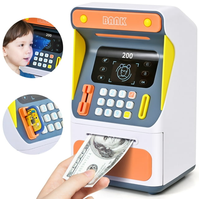 TOPFOX Electronic ATM - Password Protected Savings Bank with ...