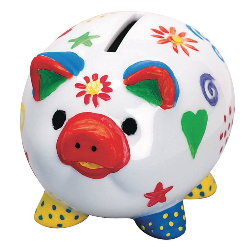 Piggy Banks Craft Kit (Pack of 12) - Walmart.com