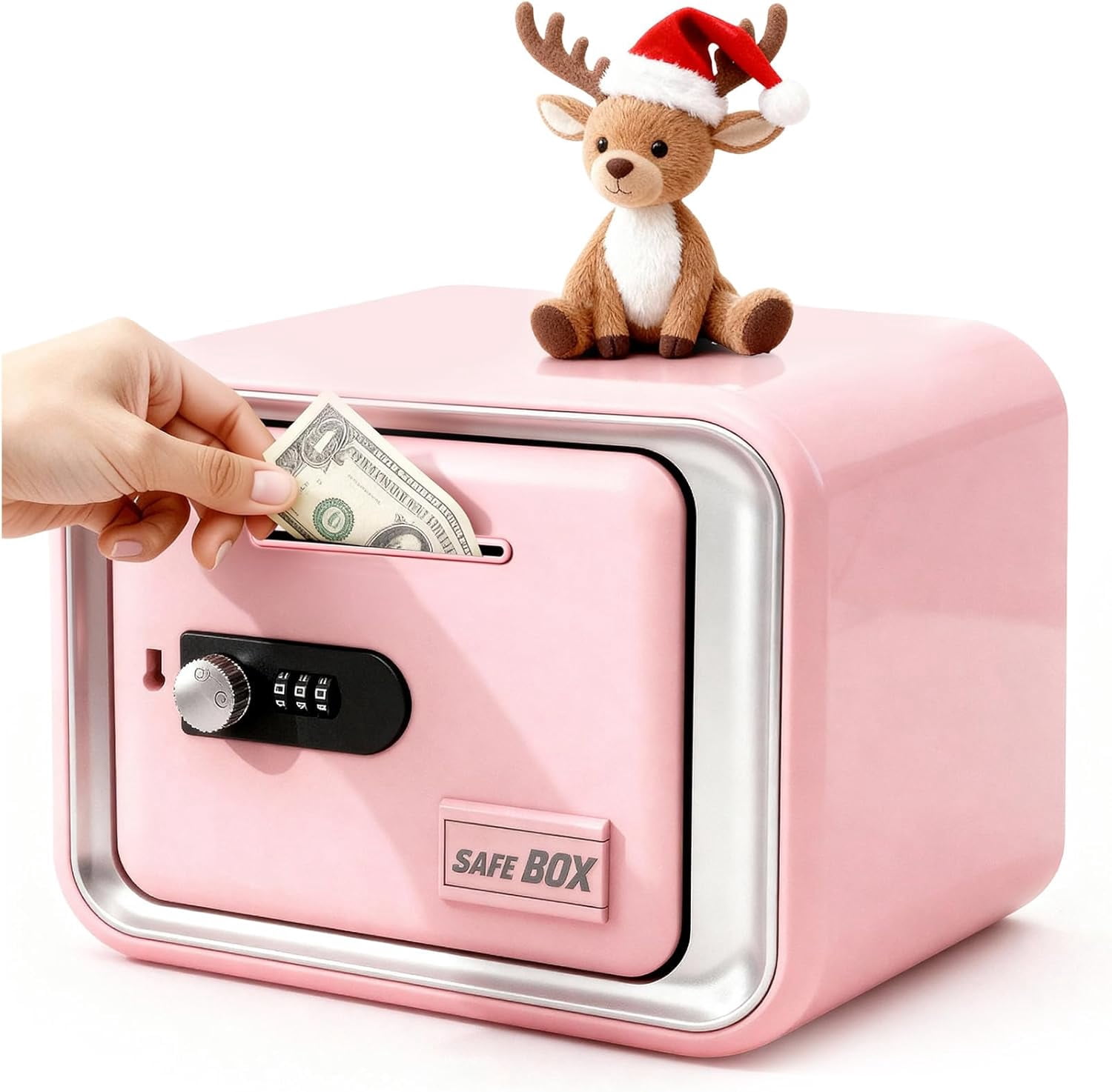 Piggy Banks for Kids, Money Safe Box Toys for Girls, Mini Safe Box Toys ...