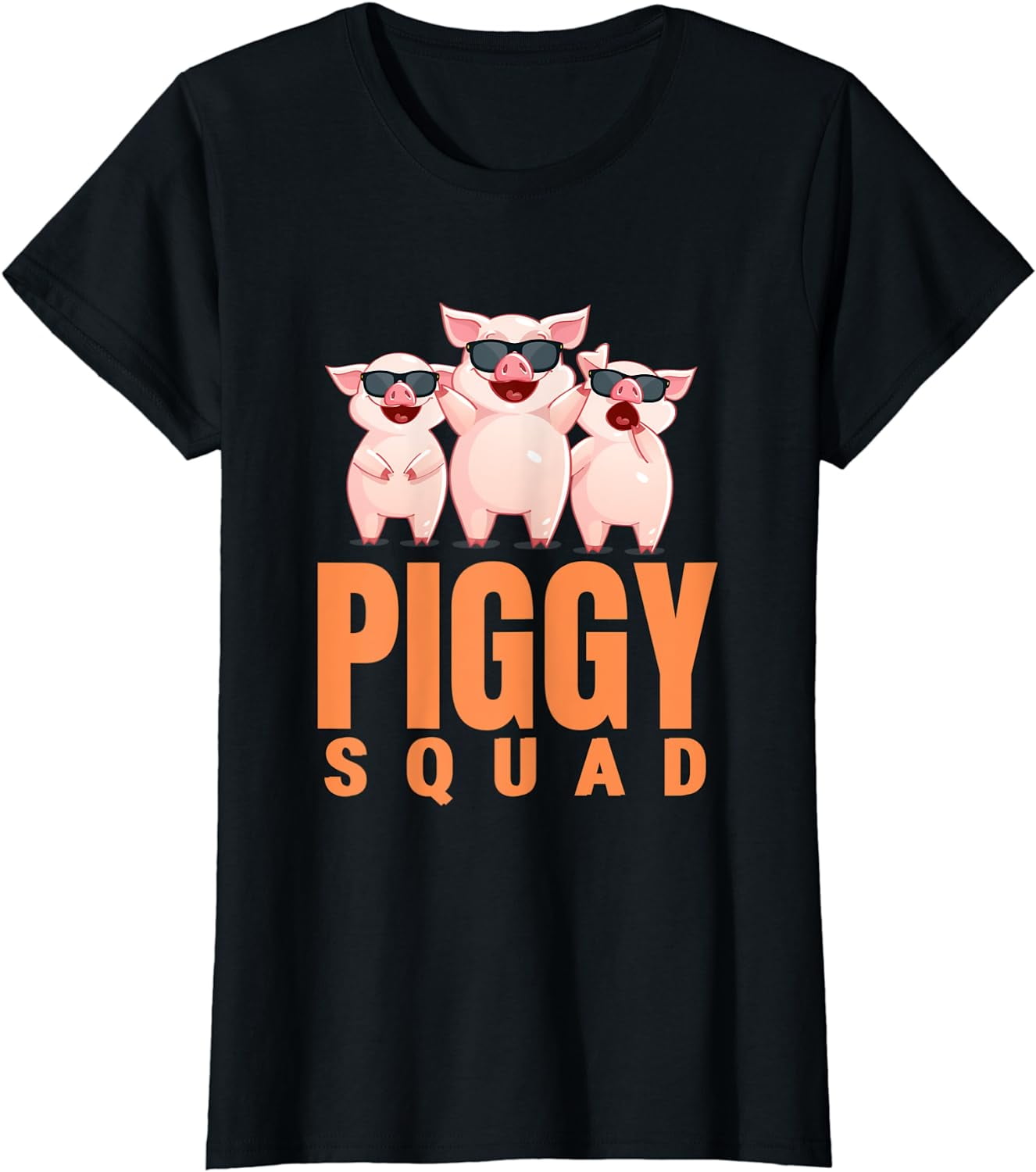 Piggy Squad T-shirt, Funny Pig Shirt for Boys T-Shirt - Walmart.com