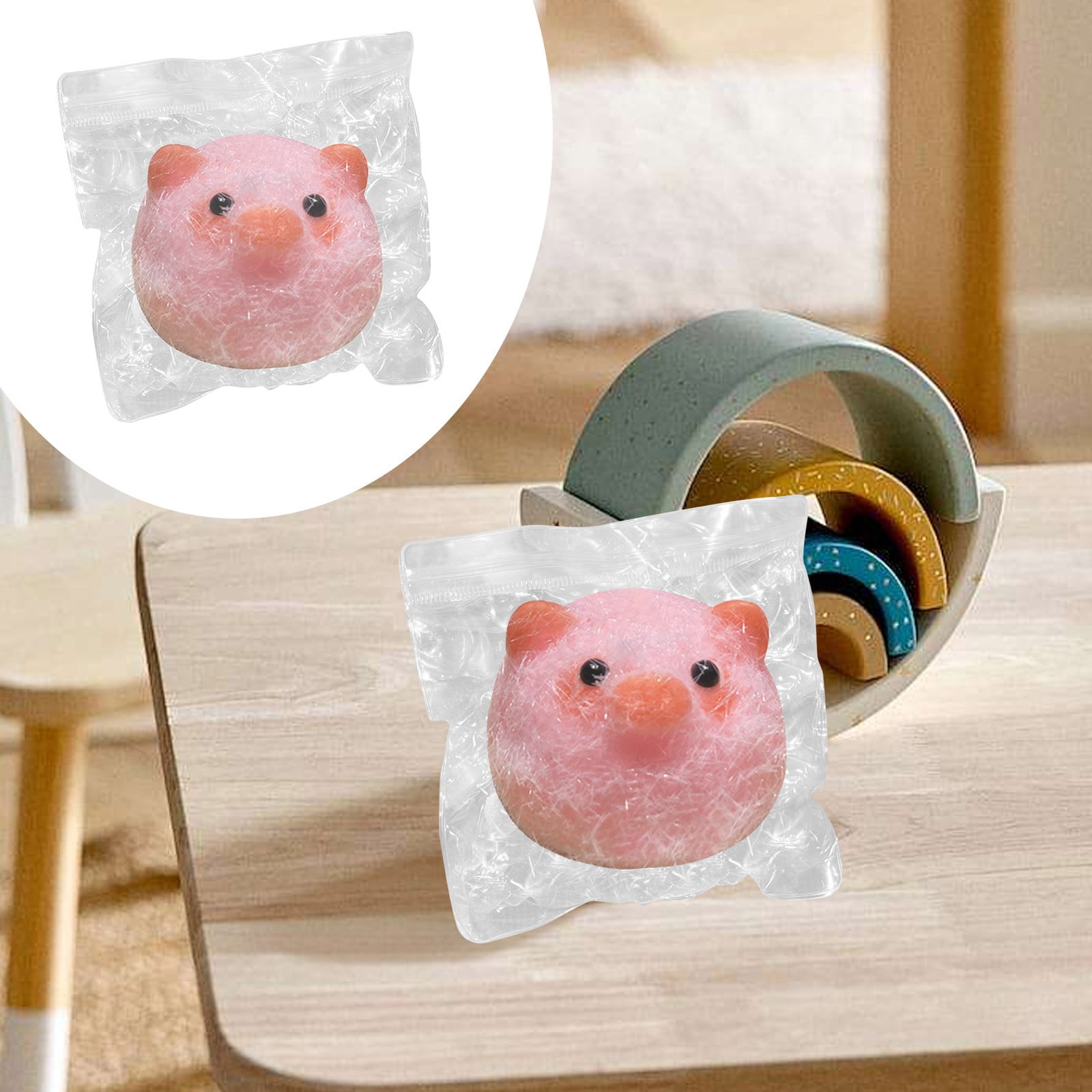 Piggy Squishy Fidget Toys Stress Balls for Adults Animal Sensory Stress ...