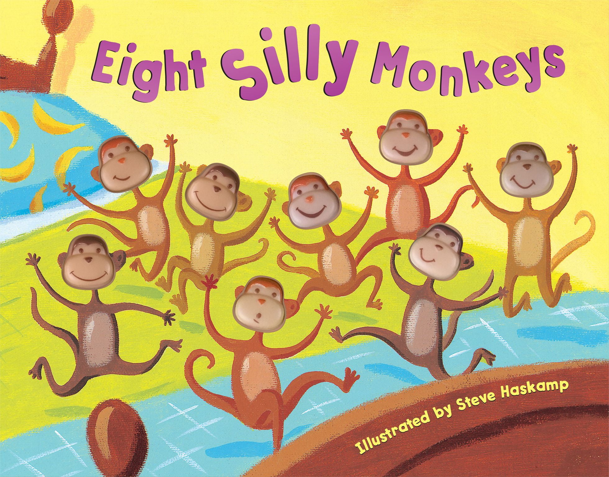 Piggy Toes Press Eight Silly Monkeys Counting Storybook - Walmart.com
