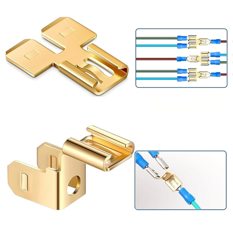 Piggyback Spade Connectors Quick Disconnect Electrical Wire Spade ...