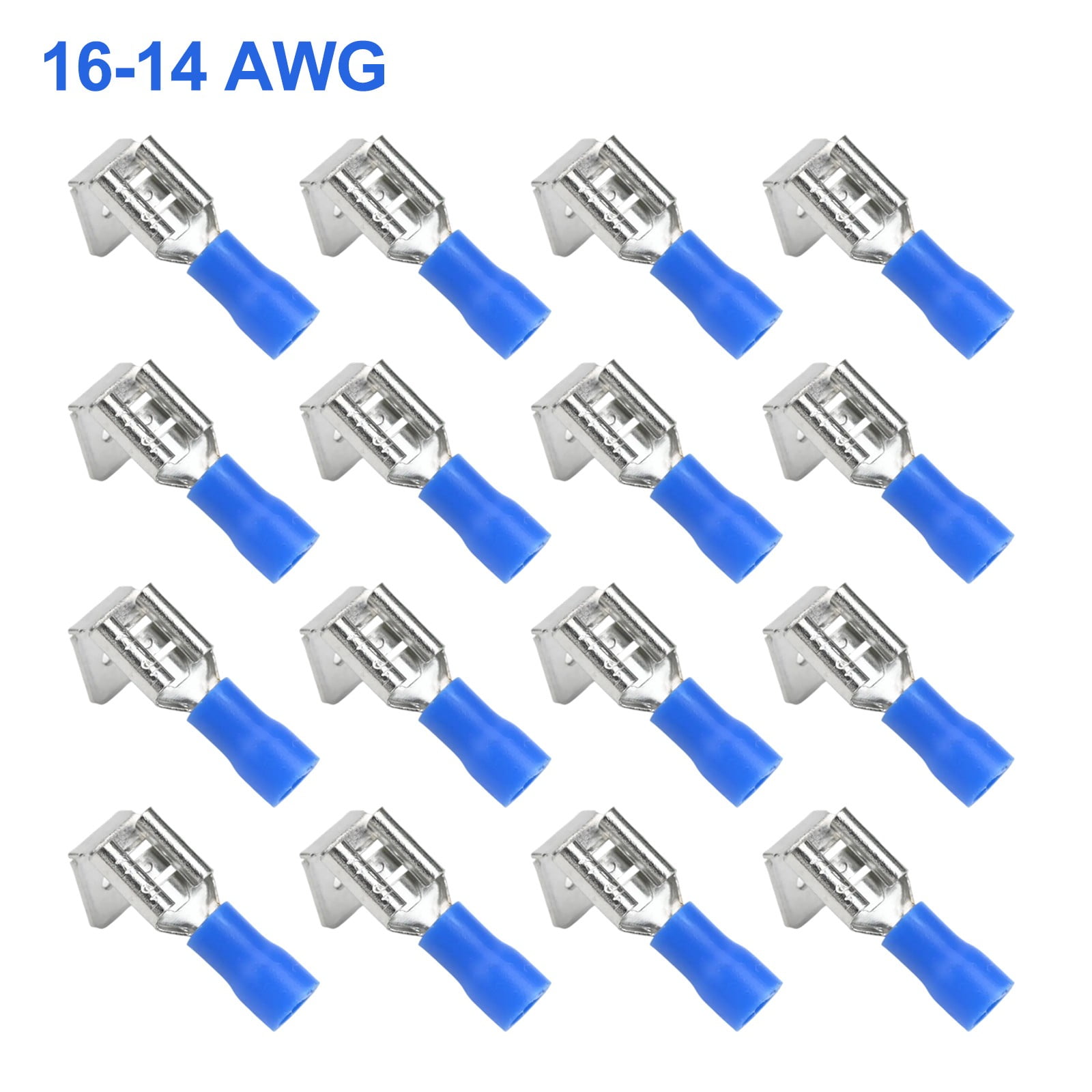 Piggyback Spade Connectors Quick Disconnect Female/Male Cable Crimp ...