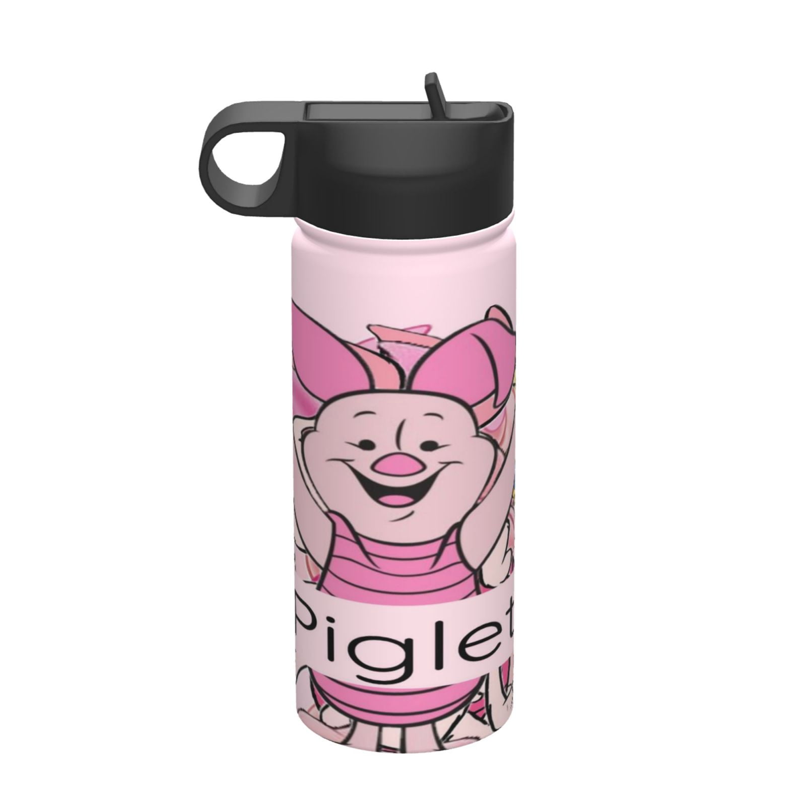 Pigl-E Insulated Water Bottle With Straw Stainless Steel Vacuum Kids ...