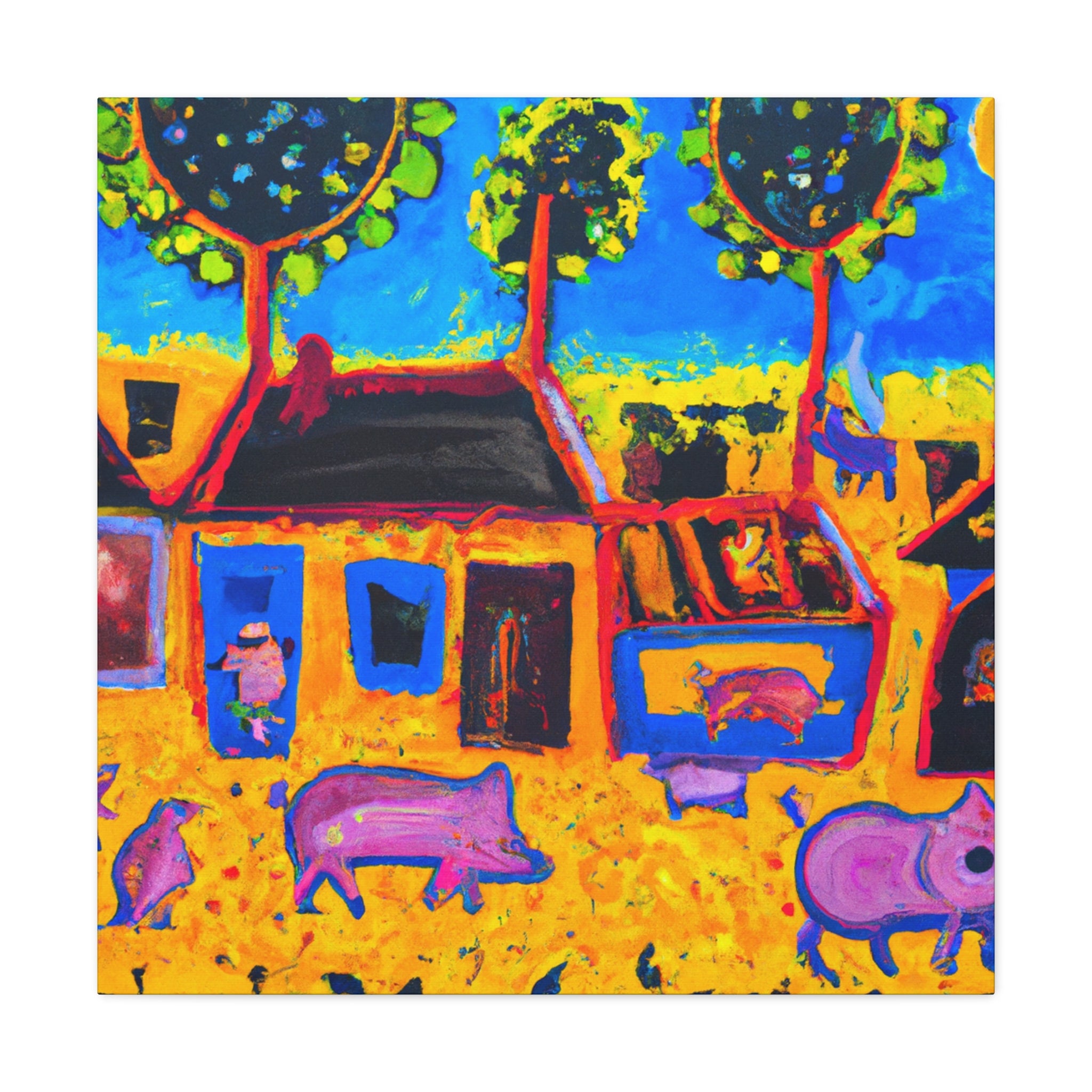 "Piglet in Starlight" - Canvas - Walmart.com