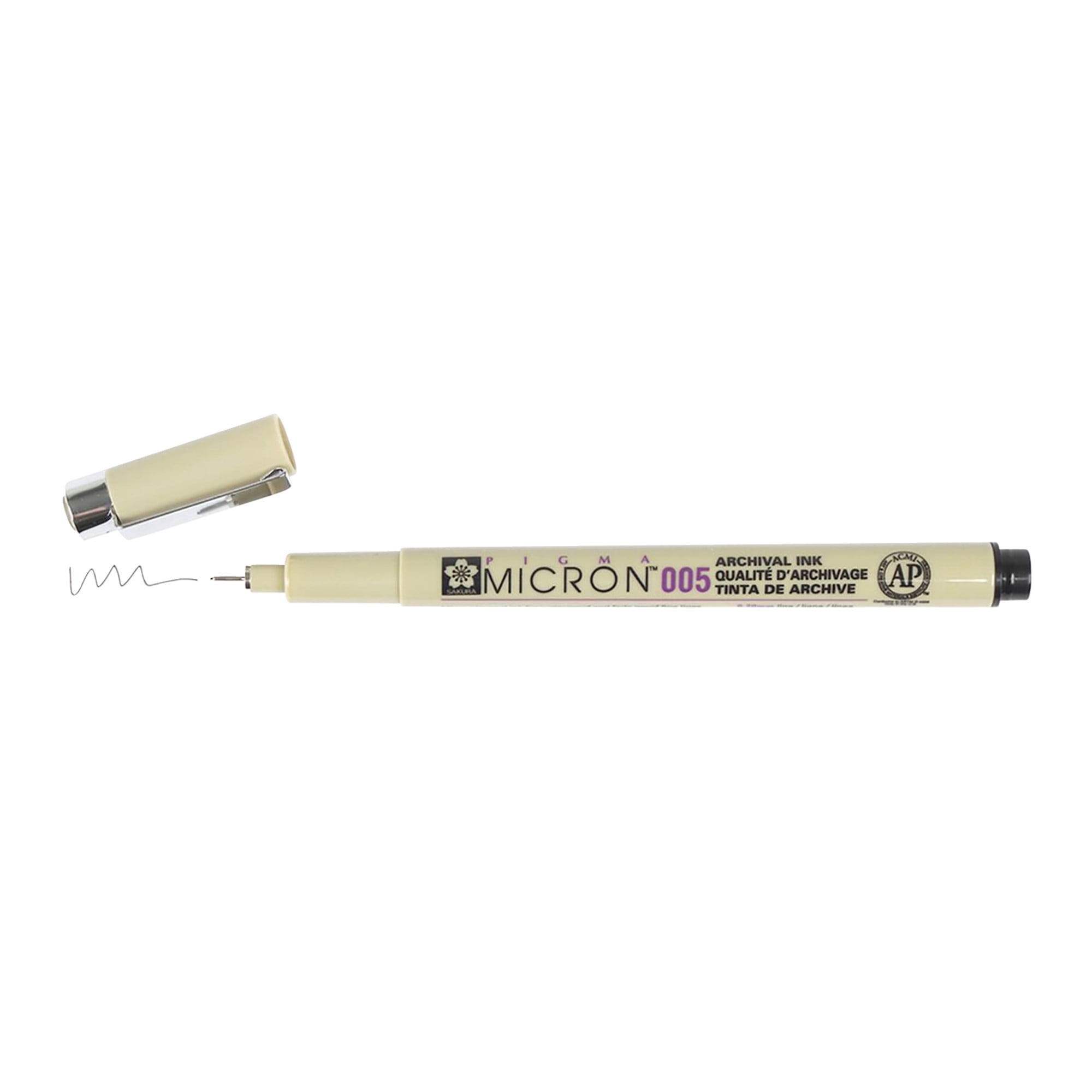Pigma Black Fine Line Design Pens .20mm - Walmart.com