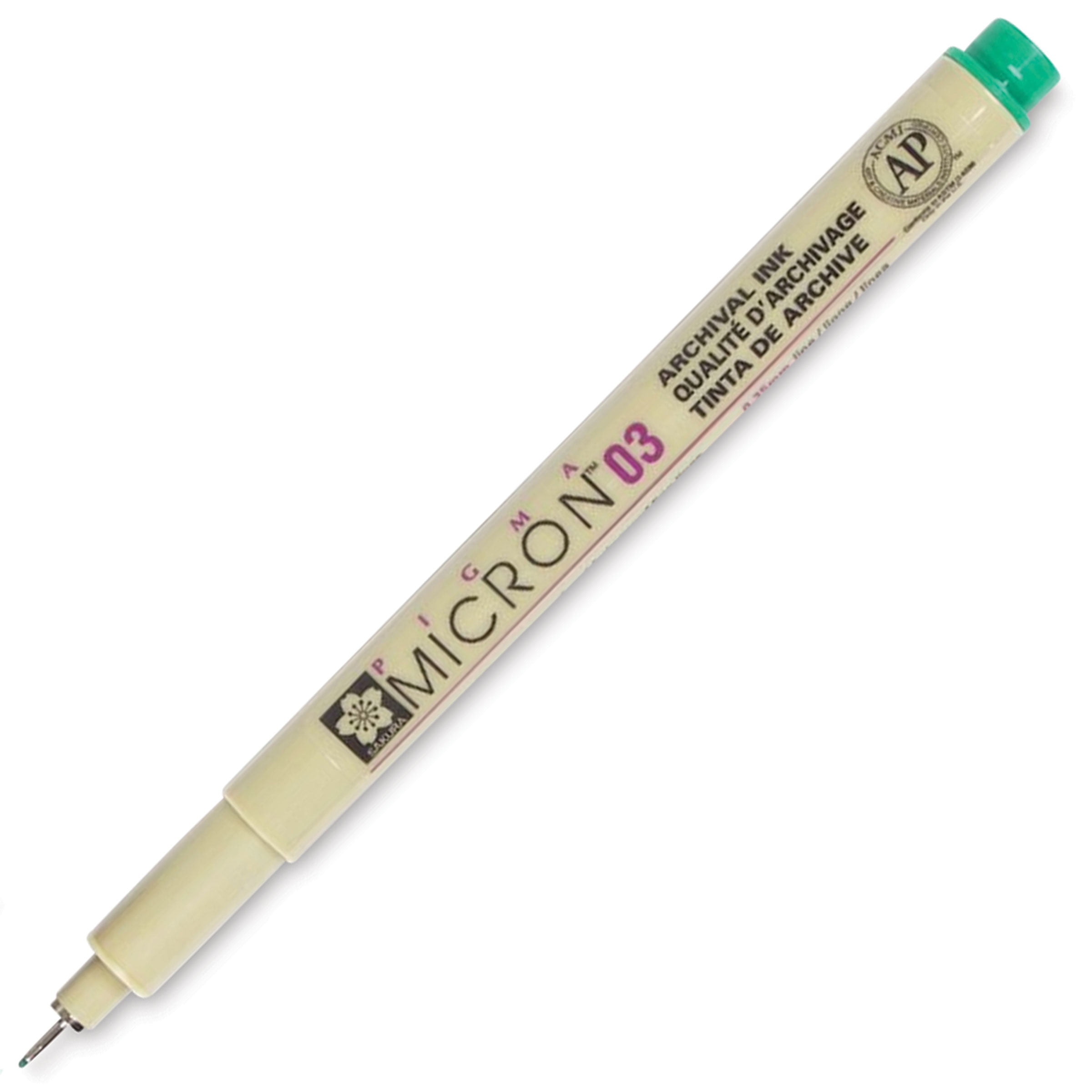 Pigma Green Fine Line Design Pen .35mm - Walmart.com